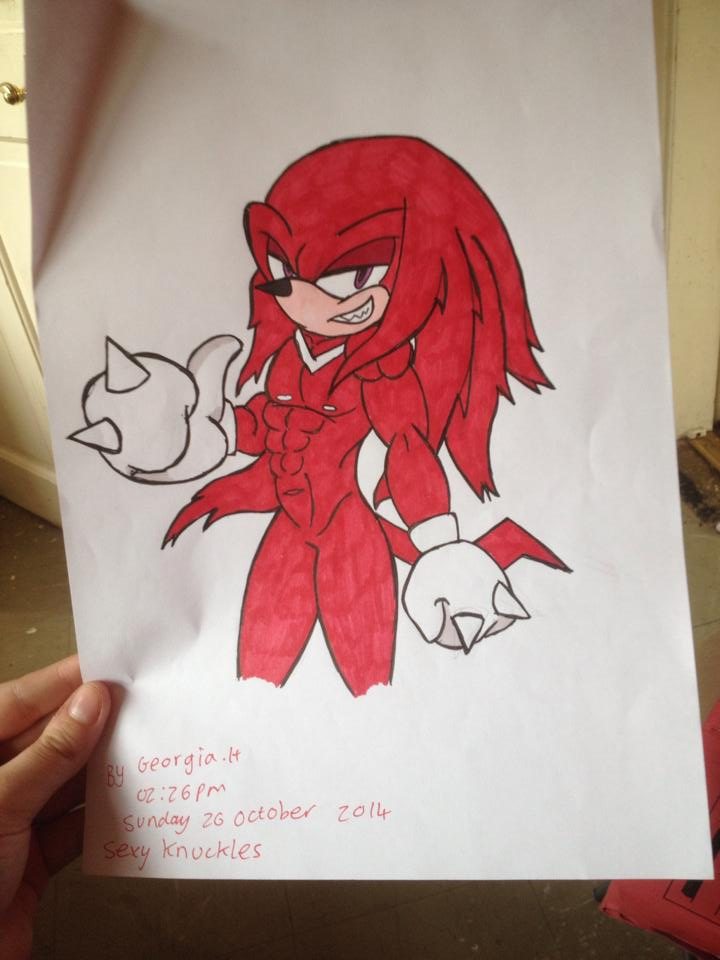 Sexy Knuckles The Echidna By Johnnydeppscutegirl On Deviantart