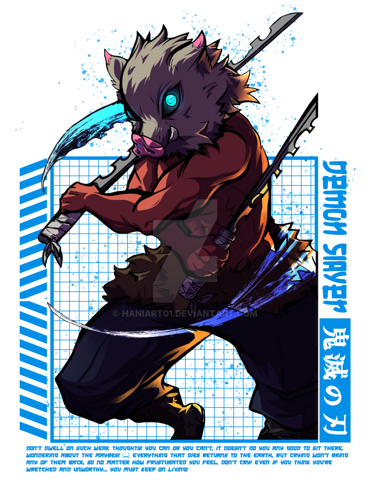 Inosuke Hashibari Demon Slayer 11 By Haniart01 On Deviantart