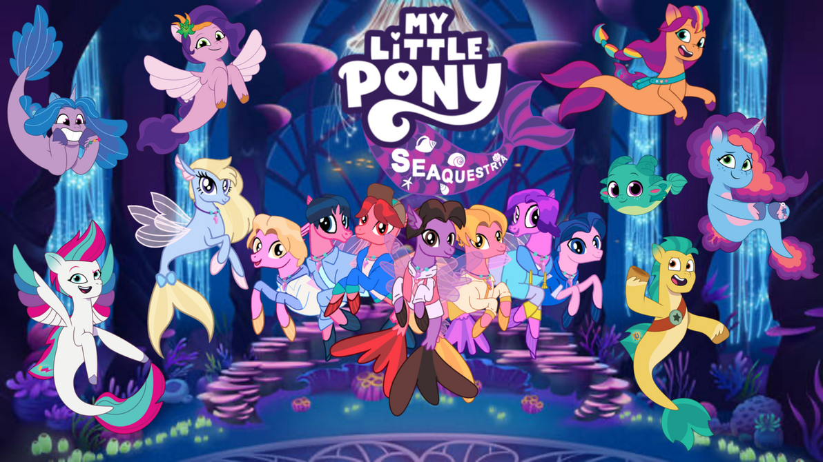 Mlp G5 Seaquestria Cover 1 By Arkogon On Deviantart