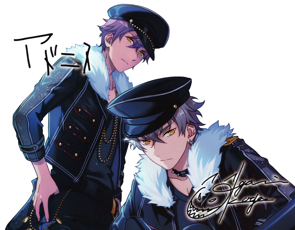Adonis Otogari And Koga Oogami Render By Cirucciify On Deviantart