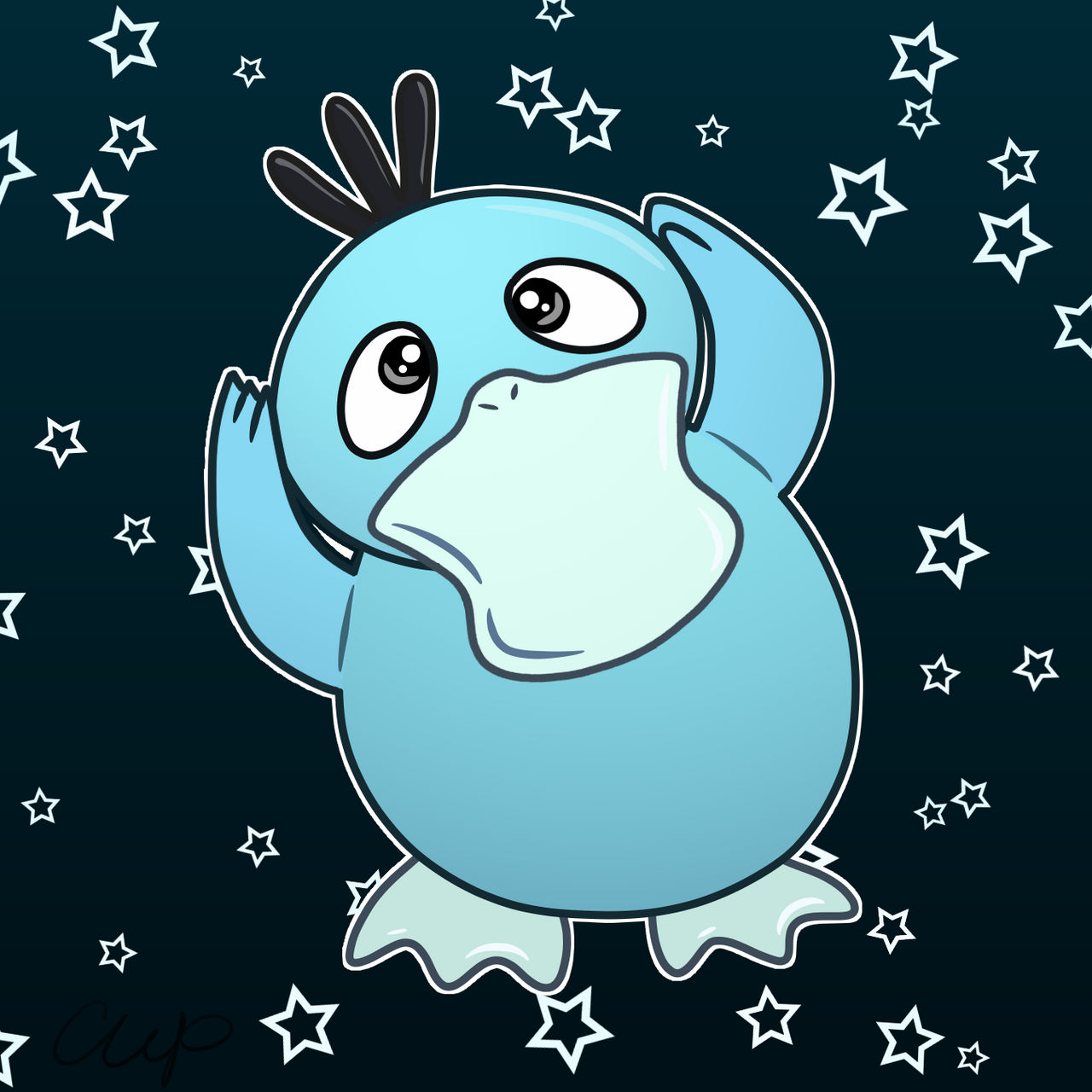 Shiny Psyduck By Butterscotchcowpea On Deviantart
