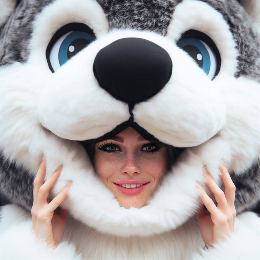 Husky Mascot Unmasked By Free4alltoyou On Deviantart