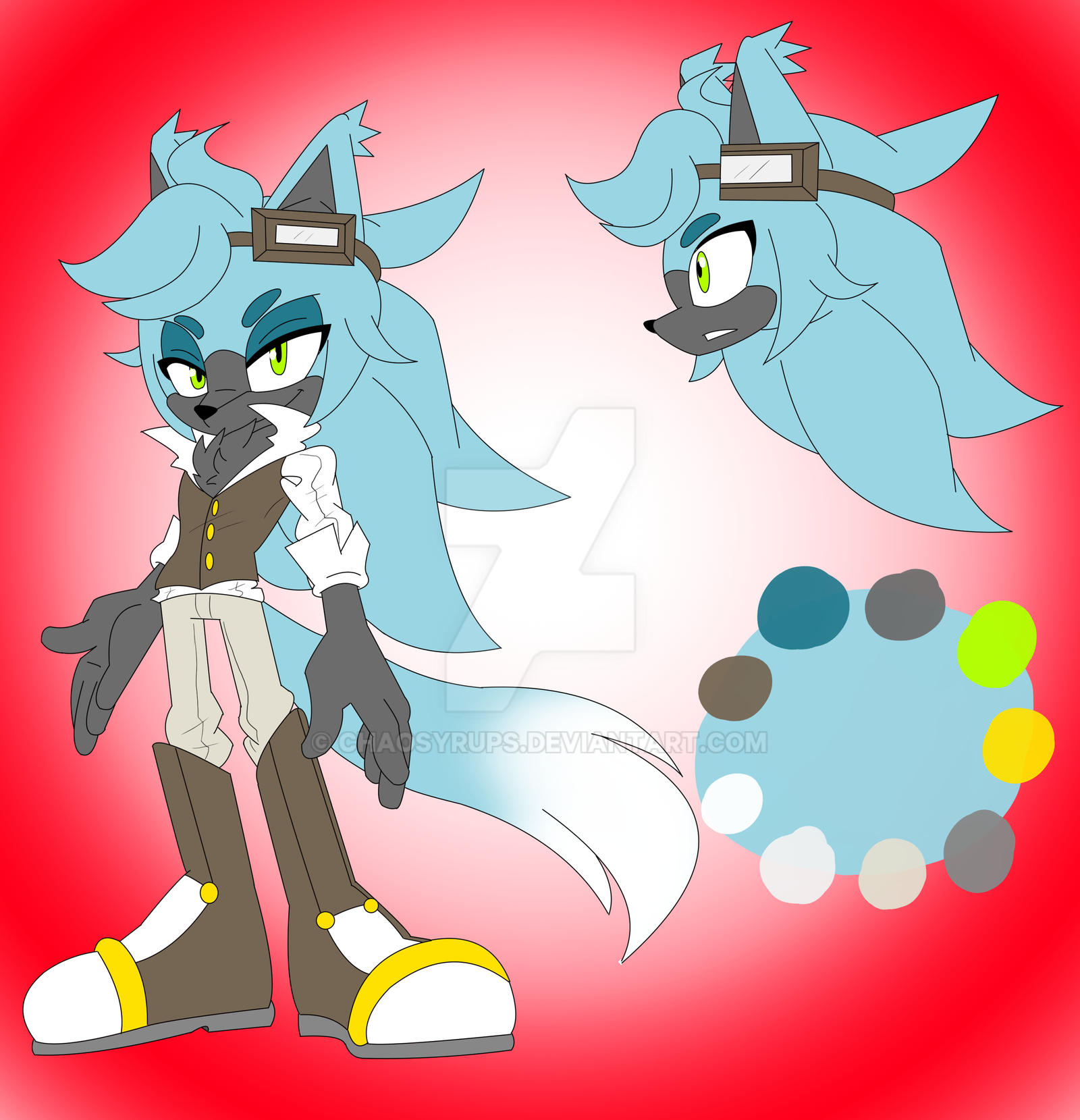 Sonic Oc Ramsey The Wolf By Chaosyrups On Deviantart