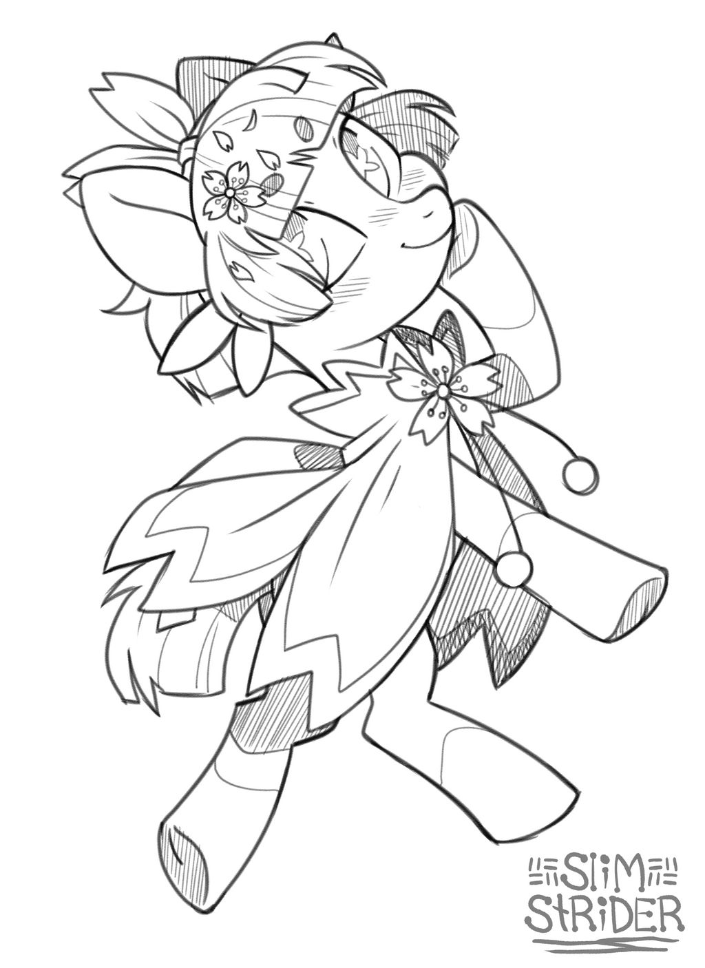 Witchfae Sketch Commission By Slimstrider On Deviantart