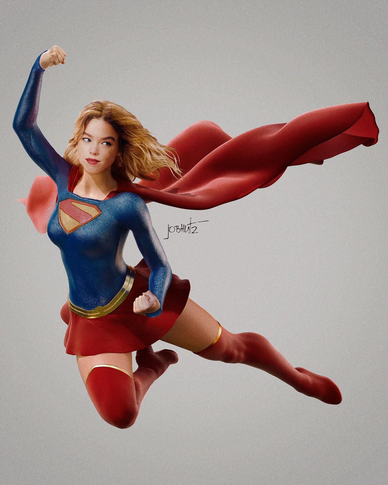 Milly Alcock As Supergirl Concept Art By Jobhutz By Jobhutz On Deviantart