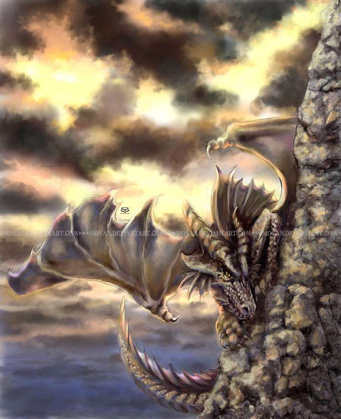 Dragon at Dawn by moyan on DeviantArt