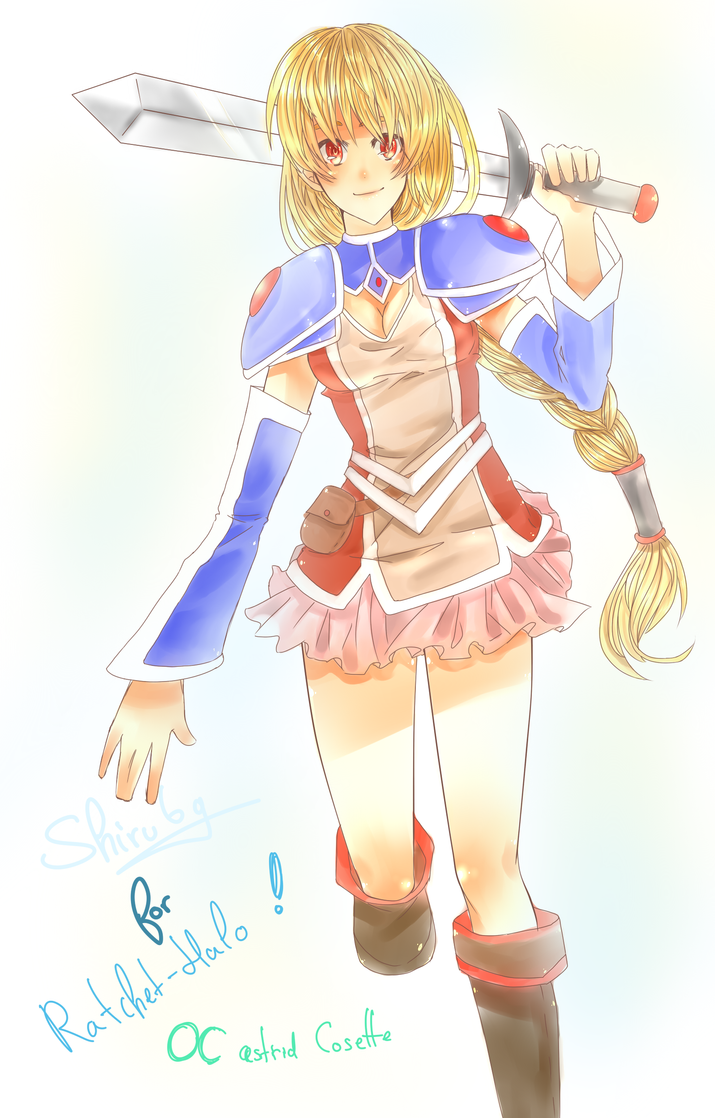 Commission for Ratchet-Halo : OC ,Astrid Cosette, by Shirubani on ... Commission for Ratchet-Halo : OC ,Astrid Cosette, by Shirubani on ...