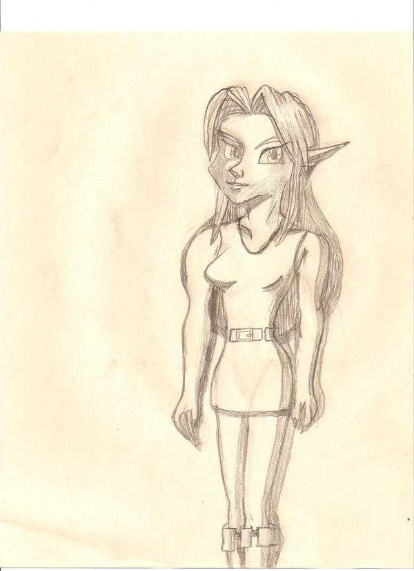 Link and Zelda's Daughter by PrincessLida on DeviantArt