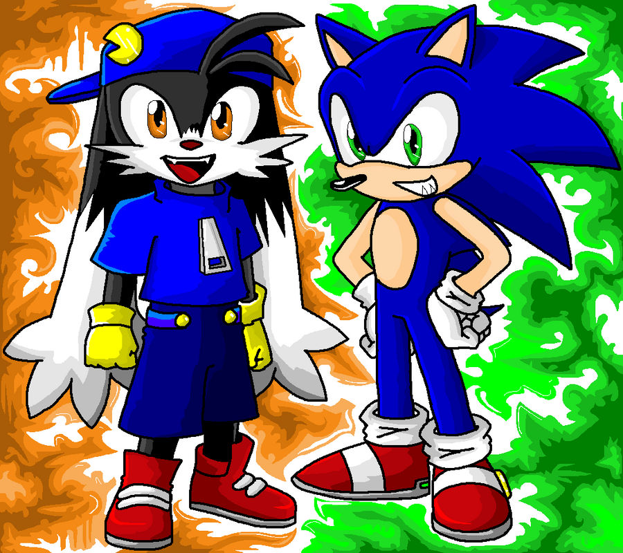 Klonoa And Sonic By Emichaca On Deviantart