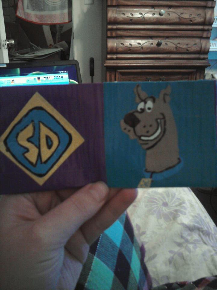 Frontback Of Small Scooby Doo Duct Tape Wallet By Lalaith Clanst On Deviantart