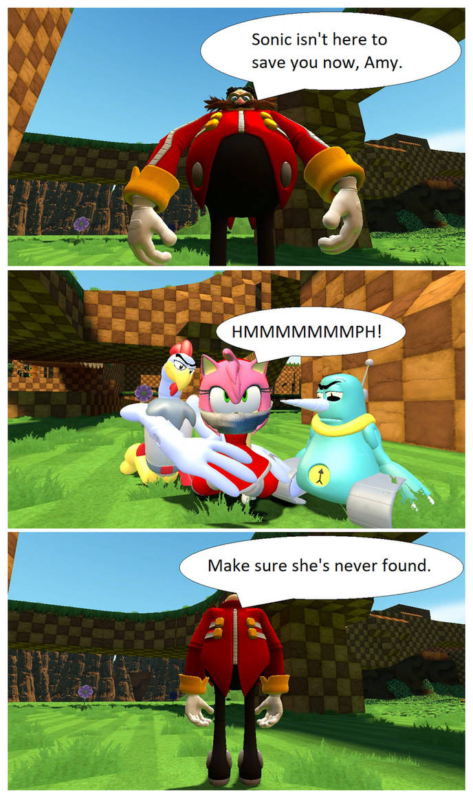 Amy Rose Underwater Peril Page 05 By Brightstar40k On Deviantart