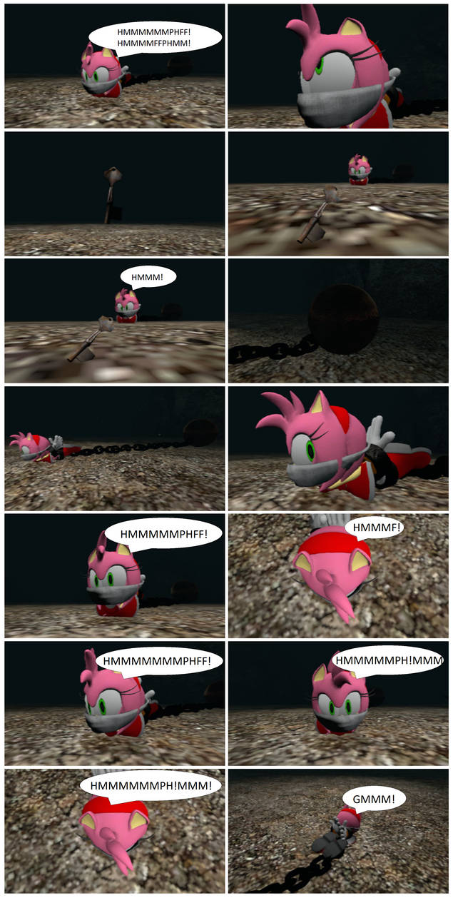 Amy Rose Underwater Peril Page 08 By Brightstar40k On Deviantart