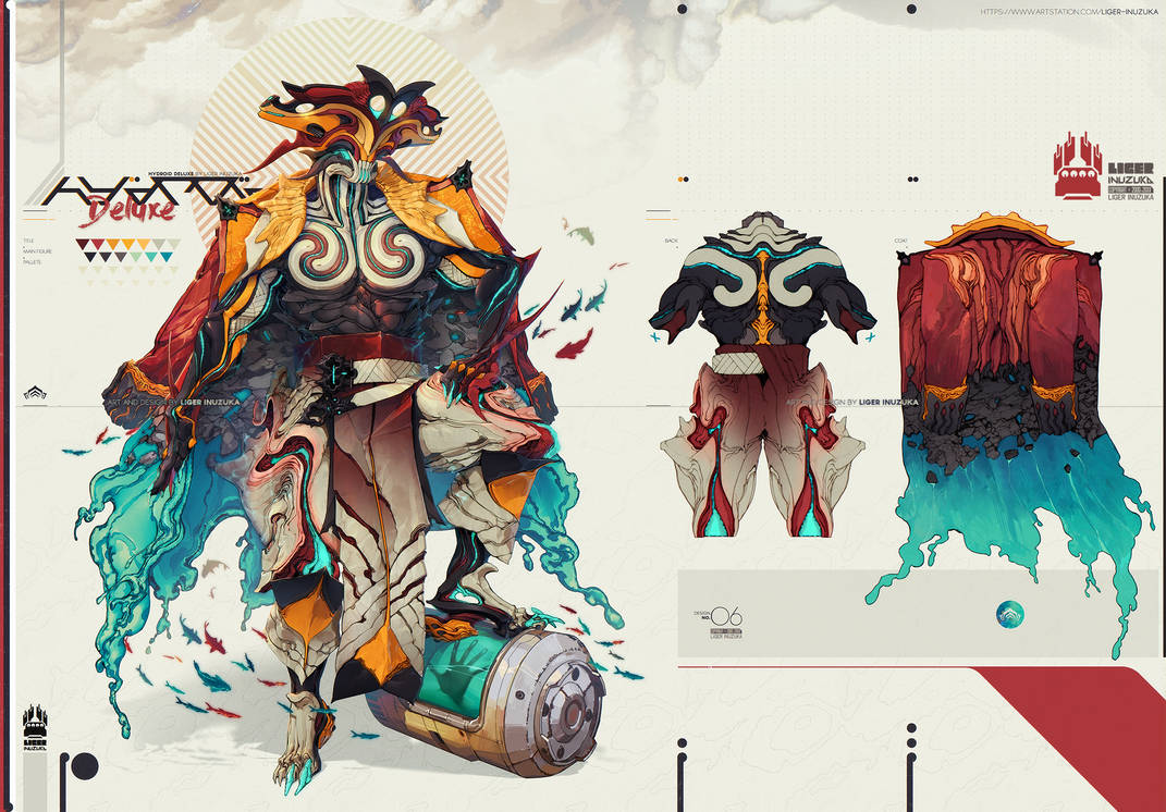 Warframe Hydroid Deluxe Skin Concept By Liger Inuzuka On Deviantart