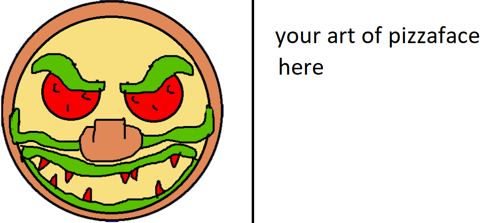 Draw You're Pizzaface by lisleharrison on DeviantArt Draw You're Pizzaface by lisleharrison on DeviantArt