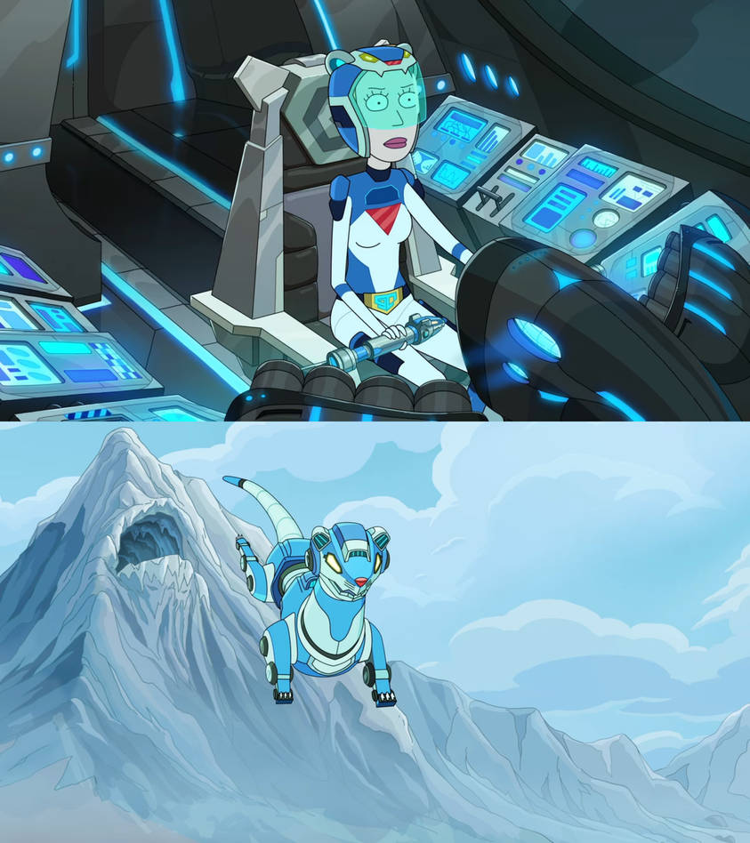 Rick And Morty Gotron Ferret Blue By Mdwyer5 On Deviantart