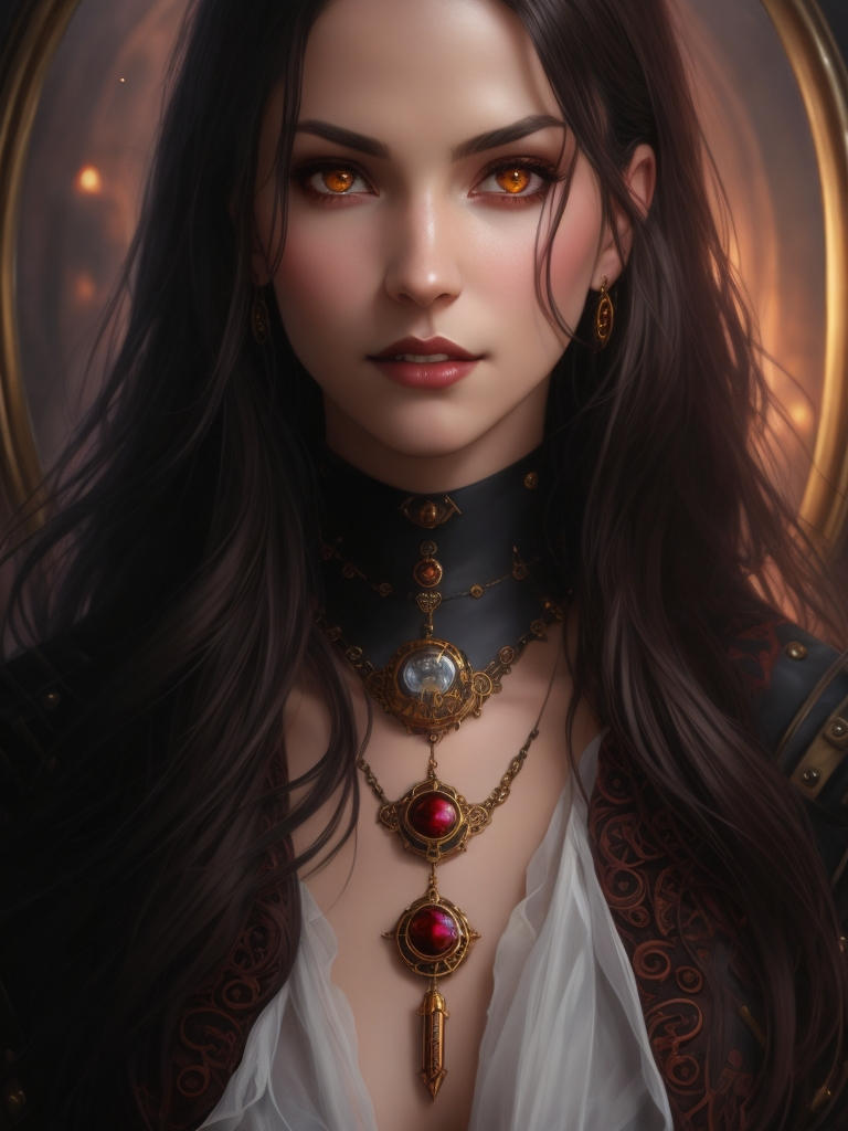 Beautiful Gorgeous Vampire Woman Chocolate Hair 1 By Arrojado On Deviantart
