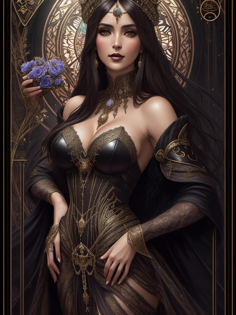 Tarot Card The Empress Beautiful Sexy Woman Cho 1 By Arrojado On Deviantart