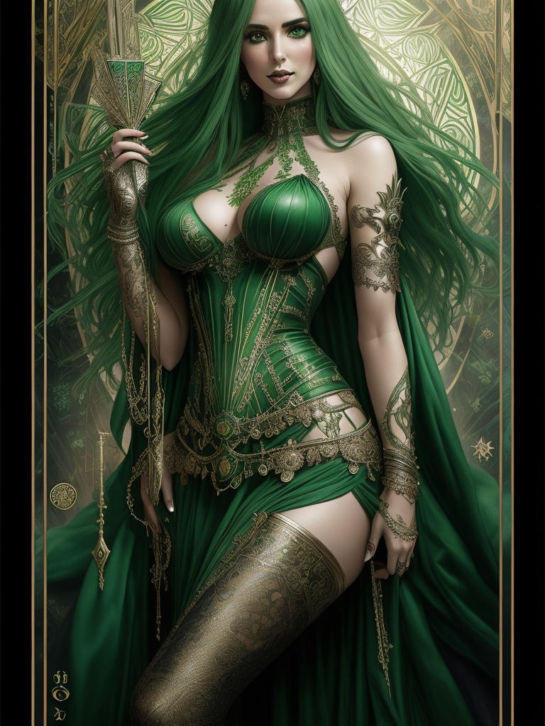 Tarot Card The Chariot Beautiful Sexy Woman Gre 0 By Arrojado On Deviantart