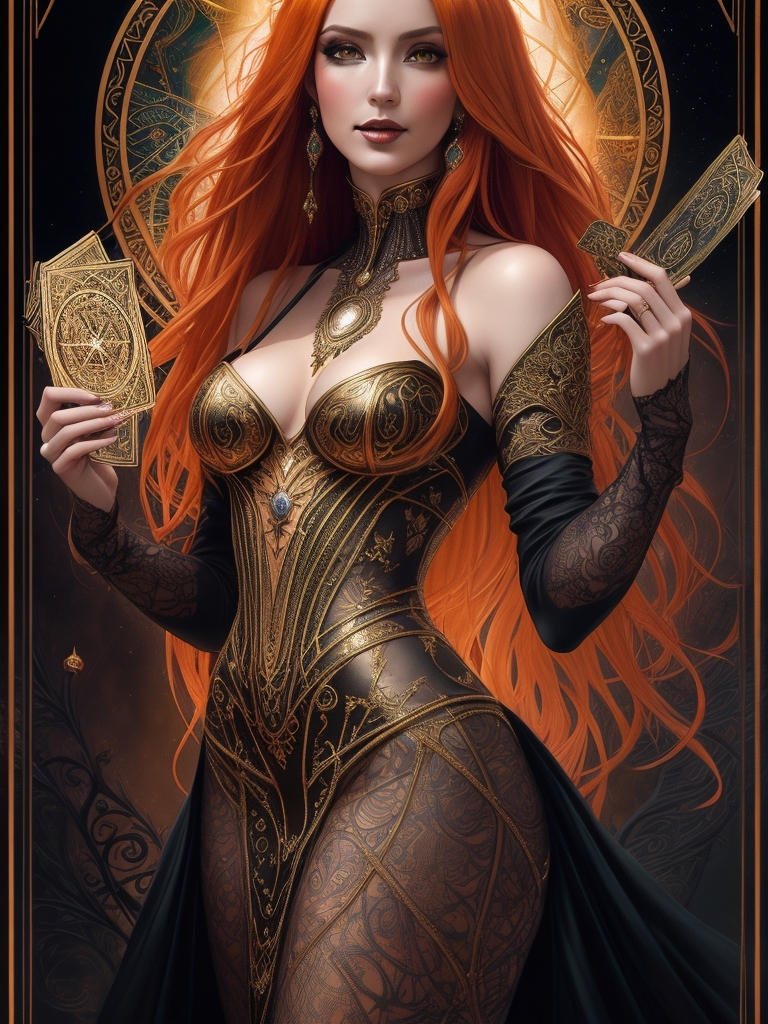 Tarot Card The Magician Beautiful Sexy Woman Or 1 By Arrojado On Deviantart
