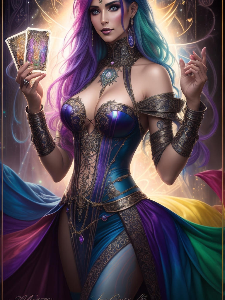 Tarot Card The Magician Beautiful Sexy Woman Ra 0 By Arrojado On Deviantart