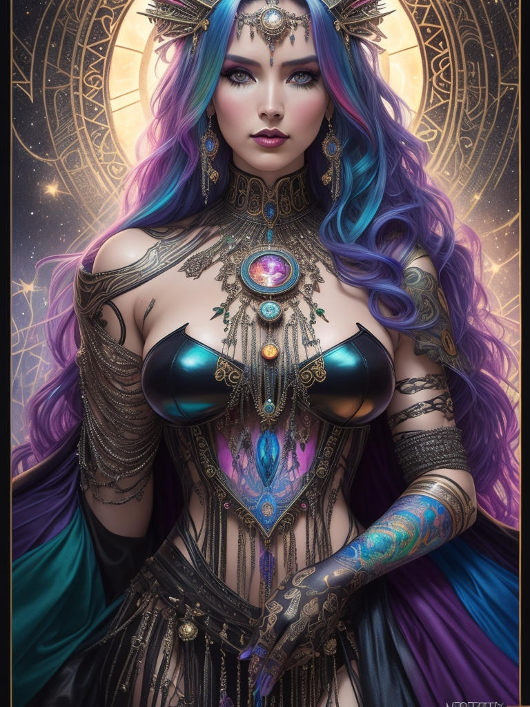 Tarot Card Judgement Beautiful Sexy Woman Rainb 1 By Arrojado On Deviantart