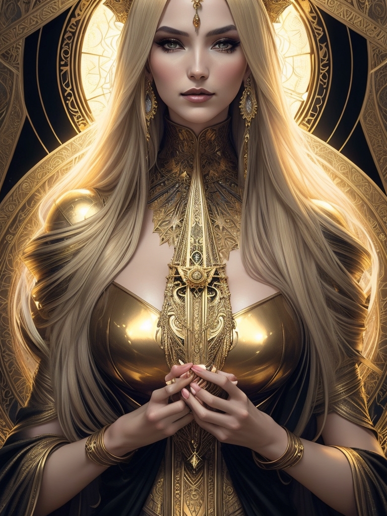 Tarot Card Judgement Beautiful Sexy Woman Gold 1 By Arrojado On Deviantart
