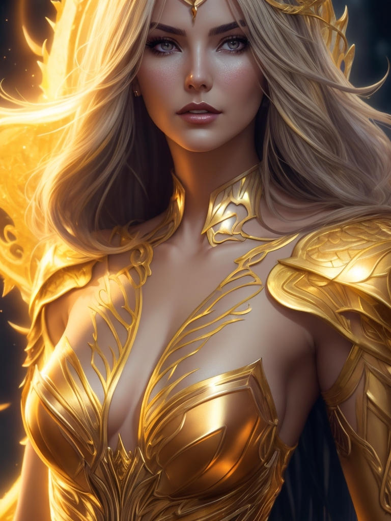 Witchblade Beautiful Woman Gold Hair Dark Makeu 1 By Arrojado On Deviantart