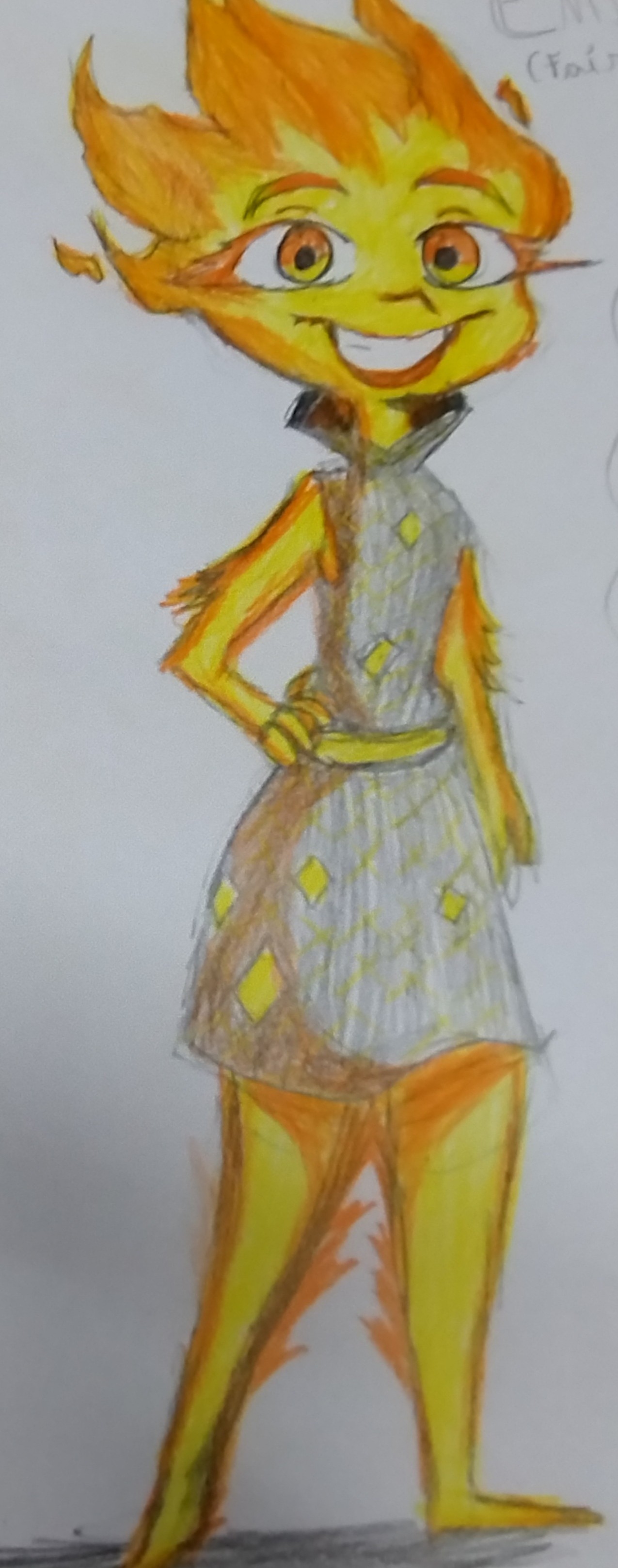 Ember Elemental By Beeberrybr On Deviantart