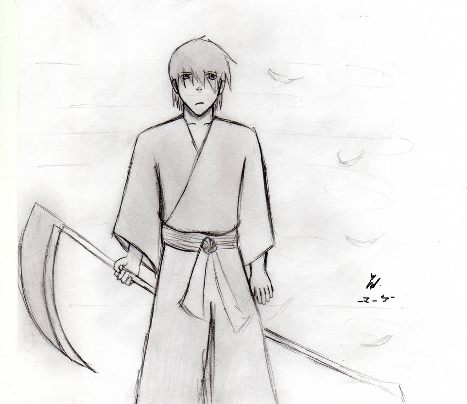 Guy With Scythe by Shokujin-Fade on DeviantArt