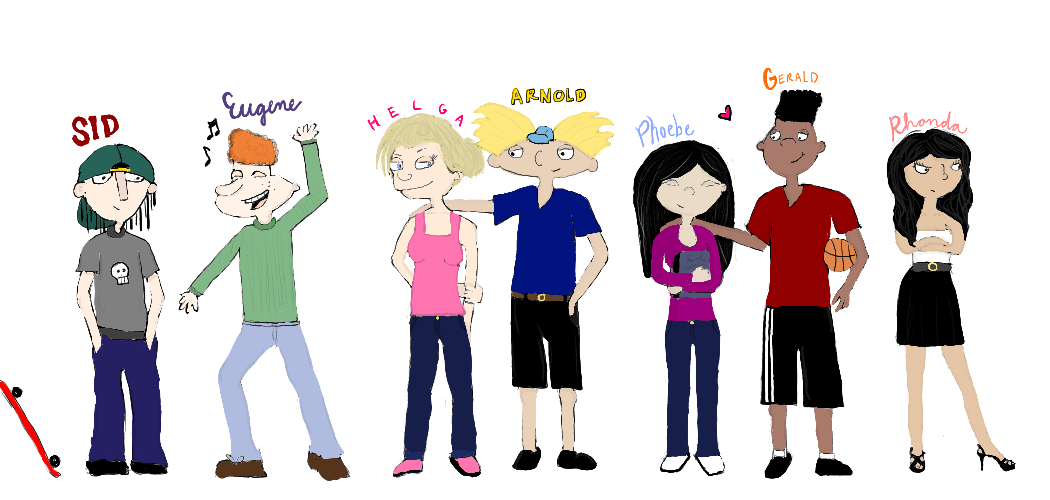 Hey Arnold High School Years By H3ll0g00dfriend On Deviantart