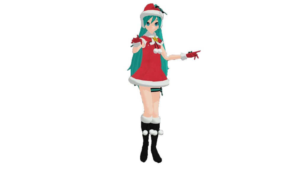 Mmd Christmas Miku By Mmdlovemiku On Deviantart
