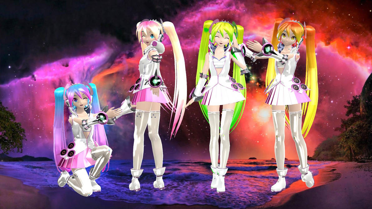 Mmd Galaxy Miku By Mmdlovemiku On Deviantart