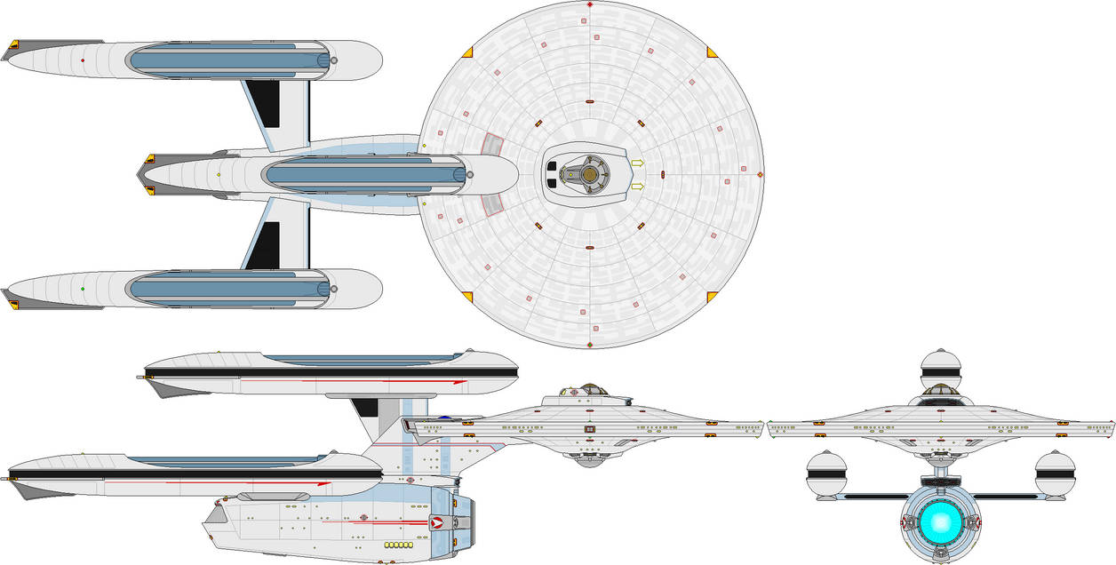 Dreadnought Federation Class Mk Ii Refit By Starfleetshipyards On
