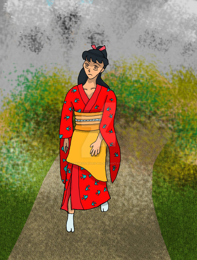 Yukata Girl By Darkness Rules All On Deviantart