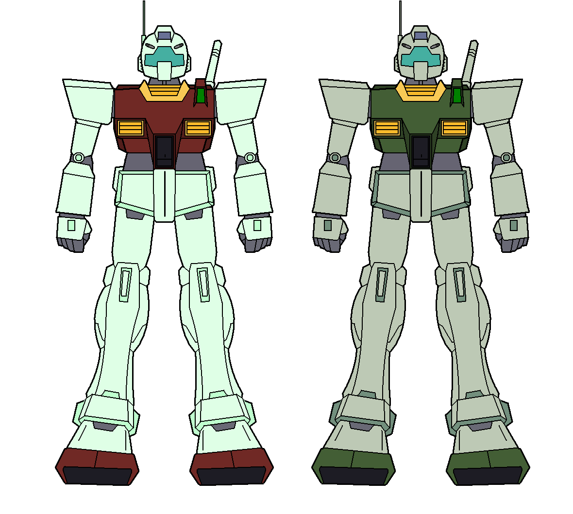 RGM-79R or RGM-179 GM II by ironscythe on DeviantArt