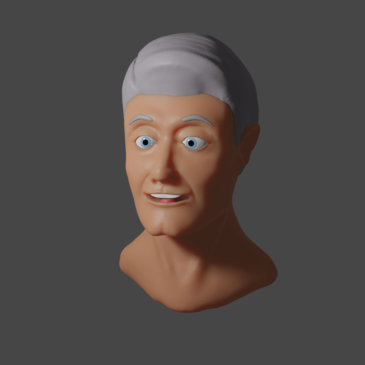 Head Model Front View By Amobela On Deviantart
