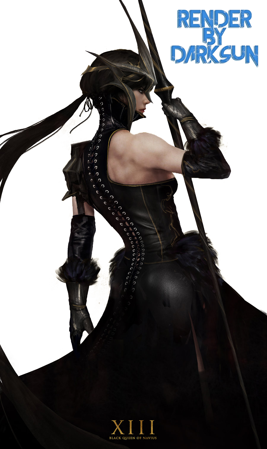 The Black Queen Render By Darksunelite On Deviantart