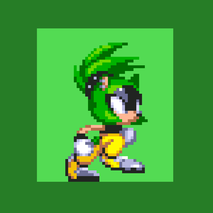 Surge The Tenrec Walking Sonic 3 Style By Maniamadnez On Deviantart