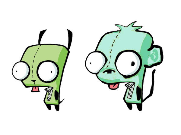 gir monkey by PaperNinja3 on DeviantArt