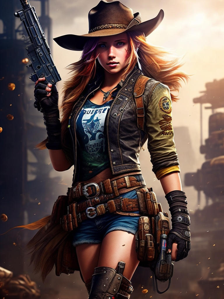 Western Gunslinger Girl Steam Punk By Junglecatdreams On Deviantart