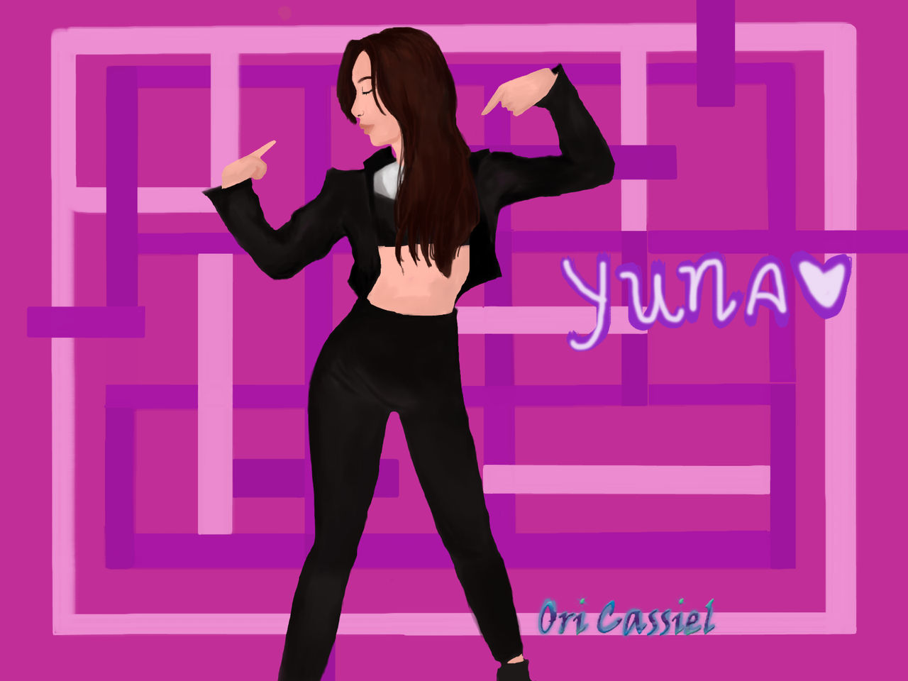 Yuna Itzy By 0ril0li2005 On Deviantart