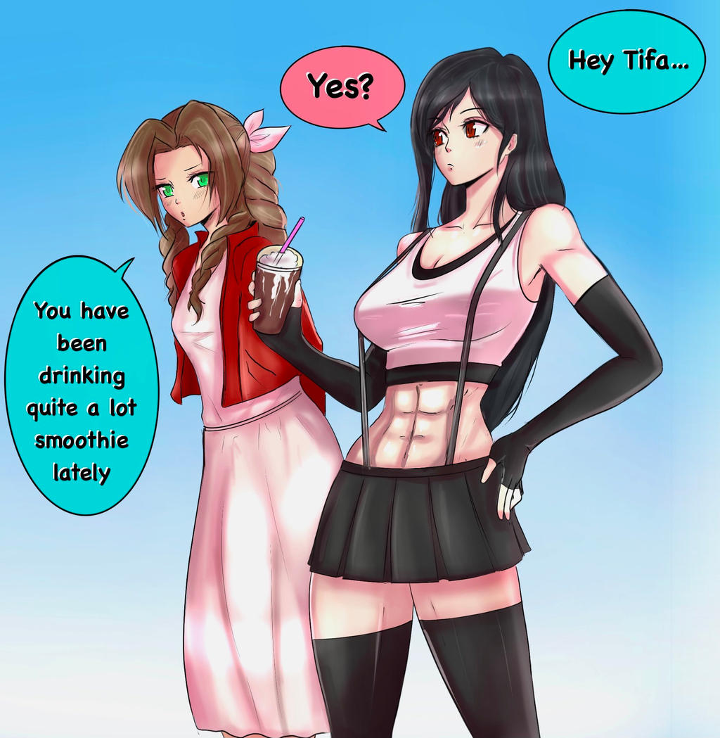 Tifa Weight Gain Part 1 By Bellywg On Deviantart