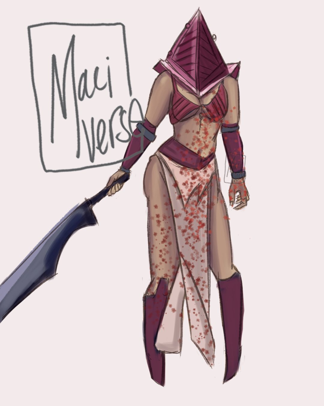 Gender Swap Pyramid Head Fan Art By Maciendaa On Deviantart