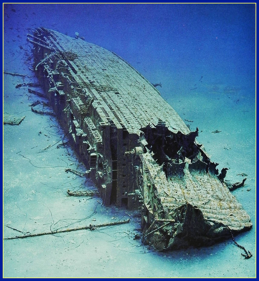 Wreck of the Britannic by lusitania25 on DeviantArt Wreck of the Britannic by lusitania25 on DeviantArt