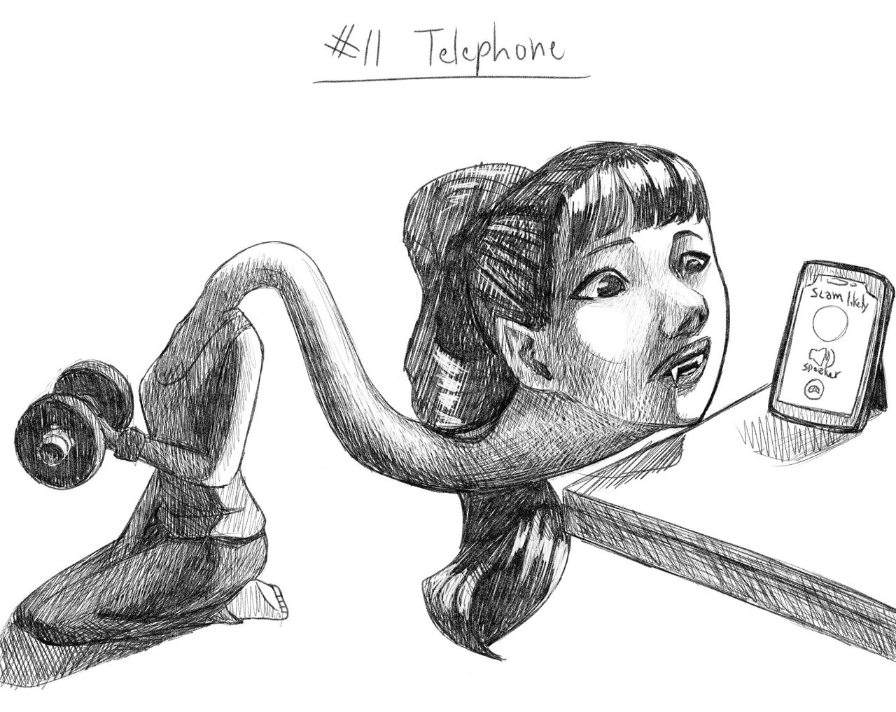 11 Telephone By FloraSkeleChan On DeviantArt 11-telephone-by-floraskelechan-on-deviantart