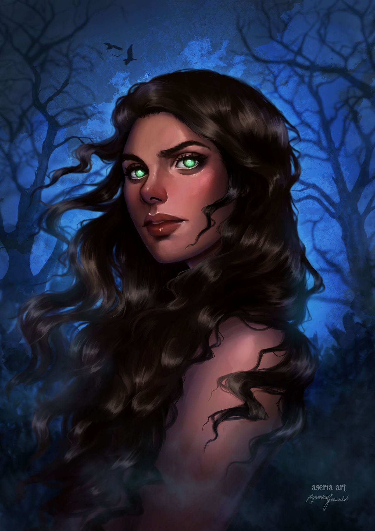 Forest Witch By Aseriaart On Deviantart