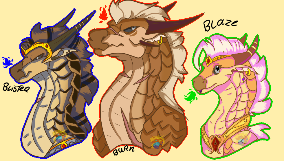 The Royal Sandwing Sisters Wof By Stormy The Dragon On Deviantart