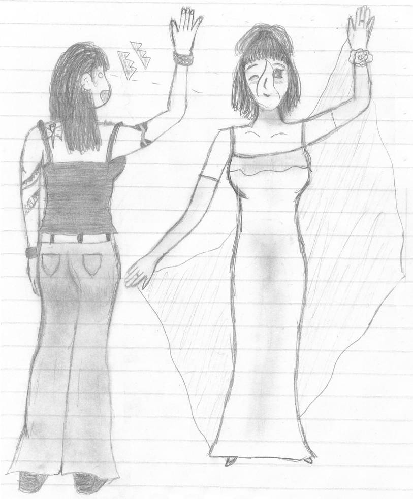My two versions of me by kagome1990 on DeviantArt