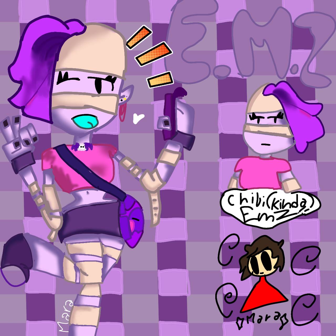 Emz From Brawl Stars By Brawlstarsart37 On Deviantart