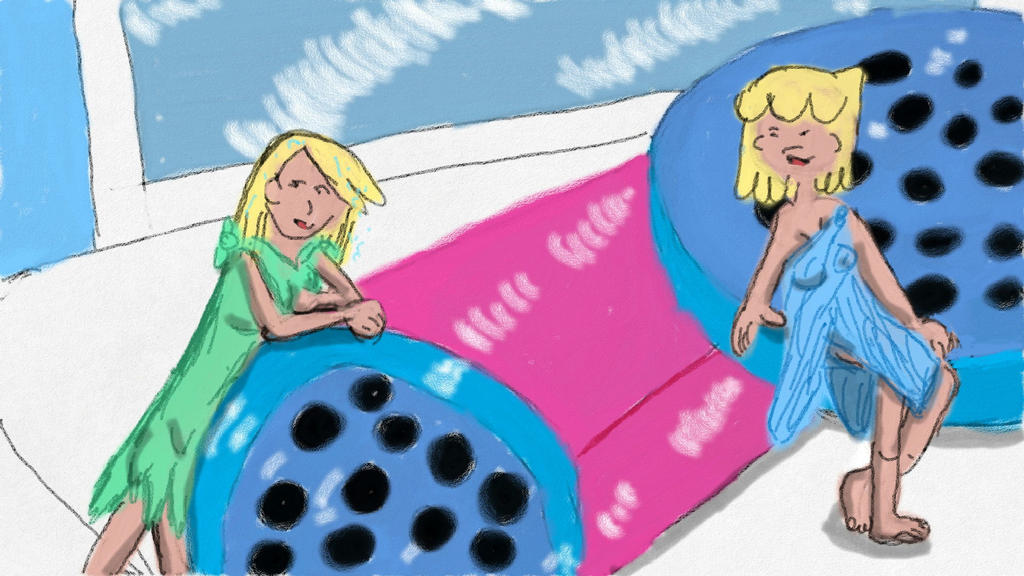 Shrunken Leni And Lori Loud By Kaykeyser On Deviantart